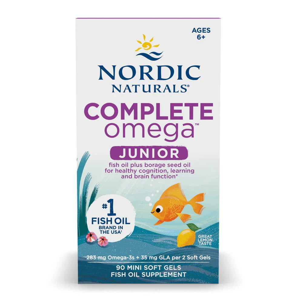 Complete Omega Junior 180 mini softgels By Nordic Naturals