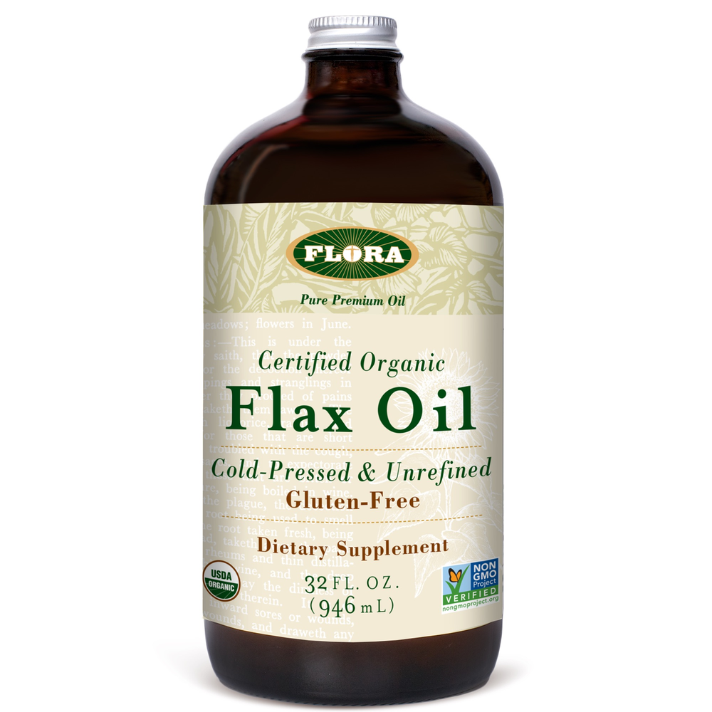 Flax Oil | 32 oz | Flora — Blue Sky Vitamin
