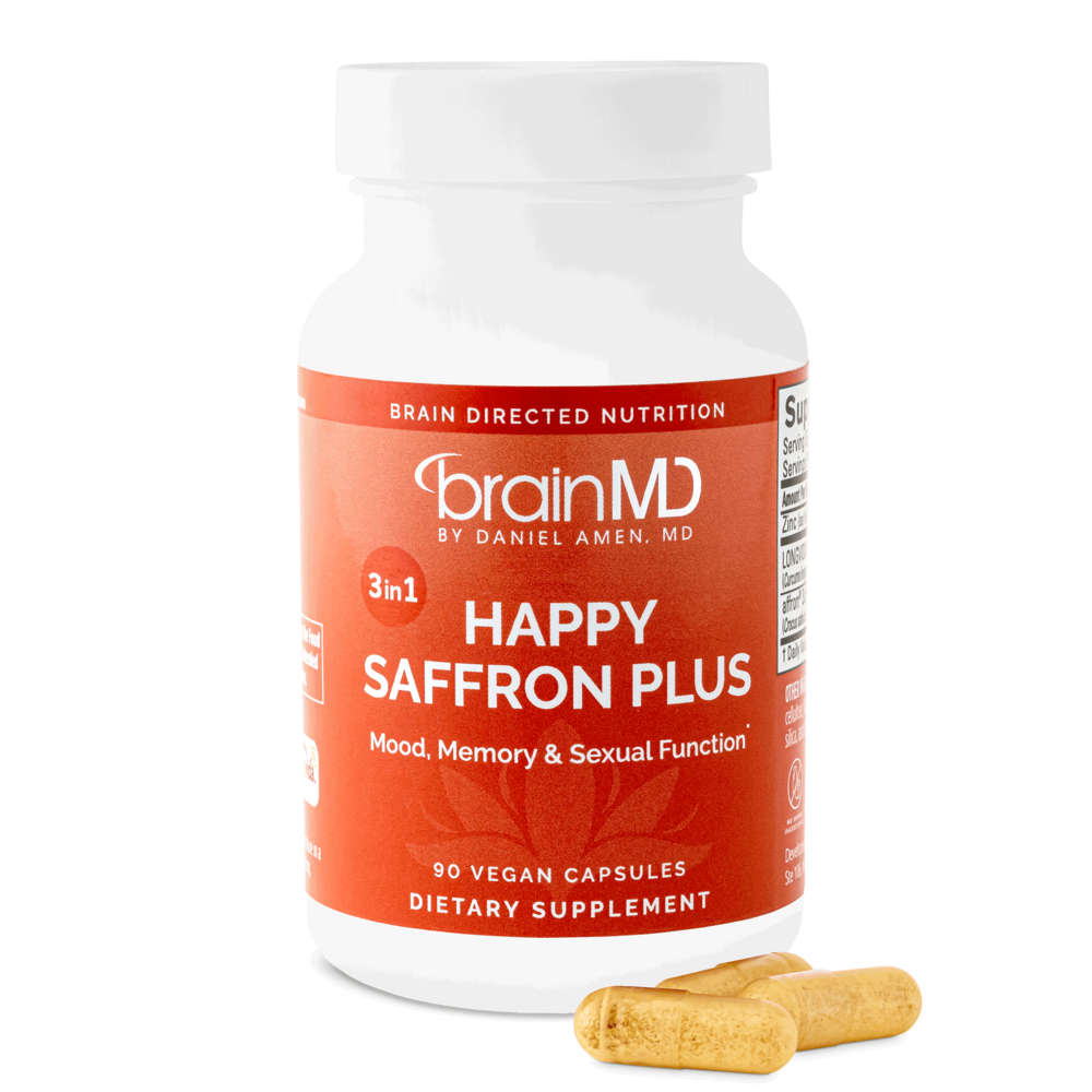 Happy Saffron Plus | 90 caps | BrainMD