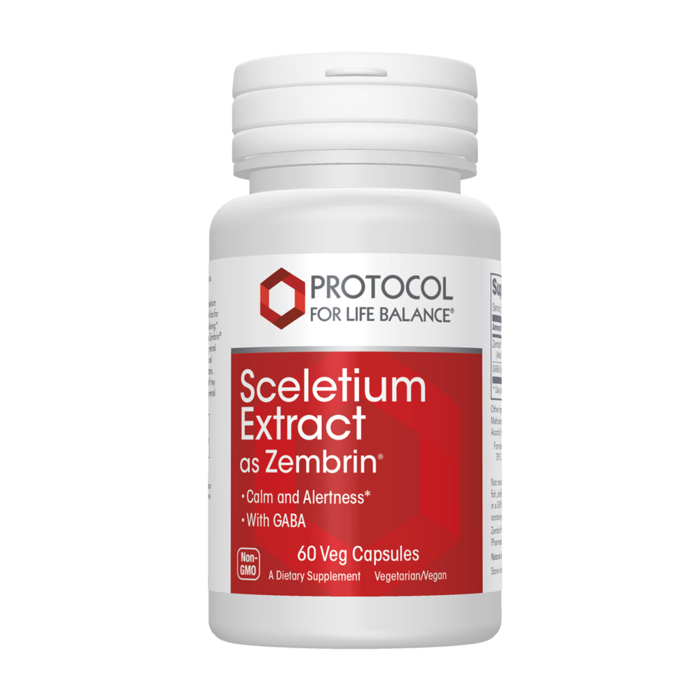 Sceletium Extract as Zembrin | 60 caps | Protocol for Life Balance ...