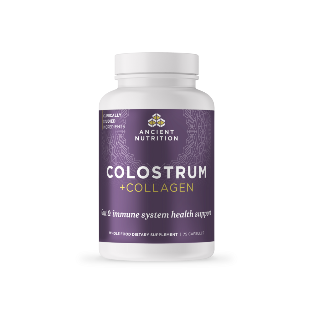Colostrum + Collagen | 75 caps | Ancient Nutrition — Blue Sky Vitamin