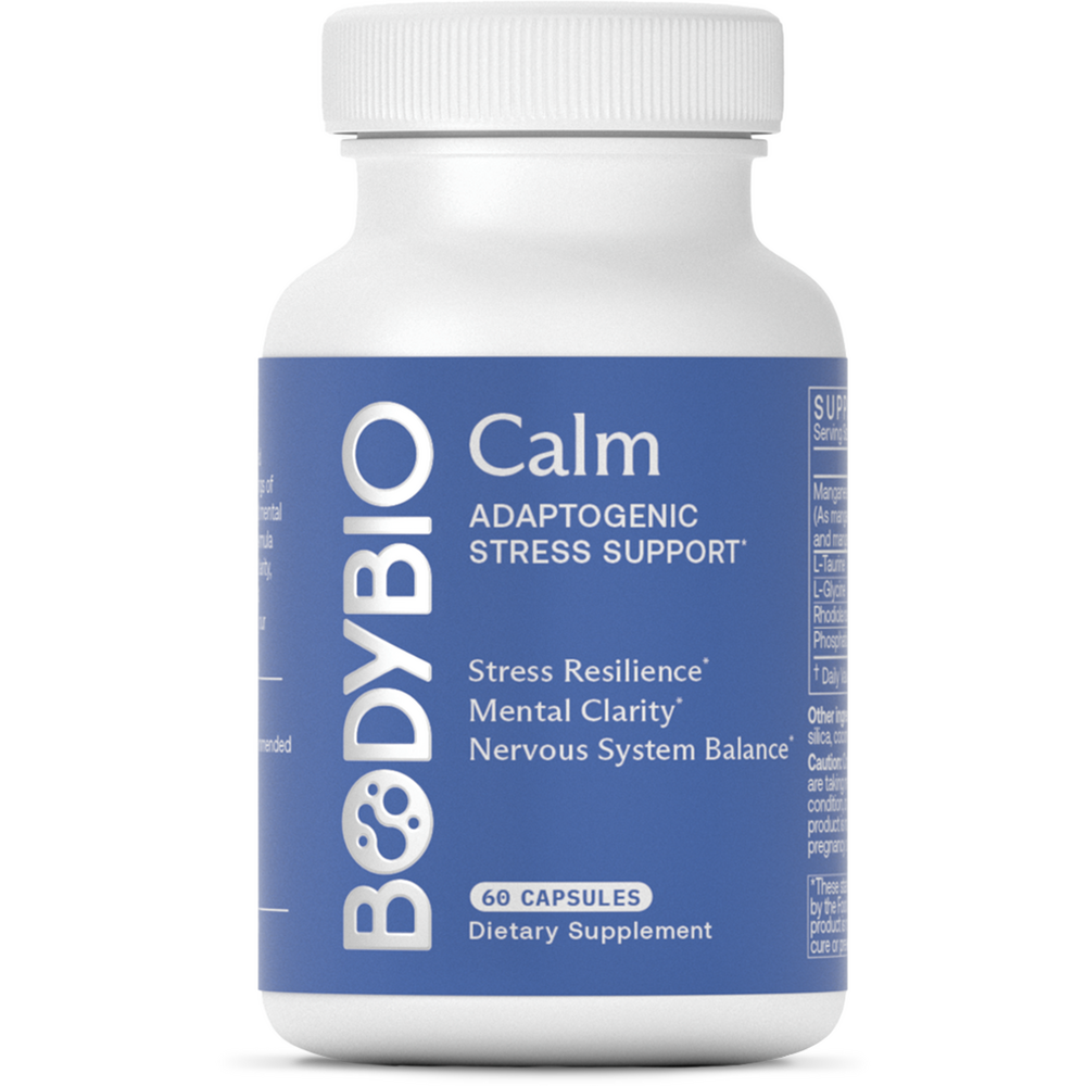 Calm | 60 capsules | BodyBio — Blue Sky Vitamin