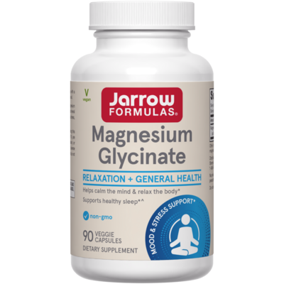 Magnesium Glycinate 360 mg 90 caps by Jarrow Formulas | Blue Sky Vitamin