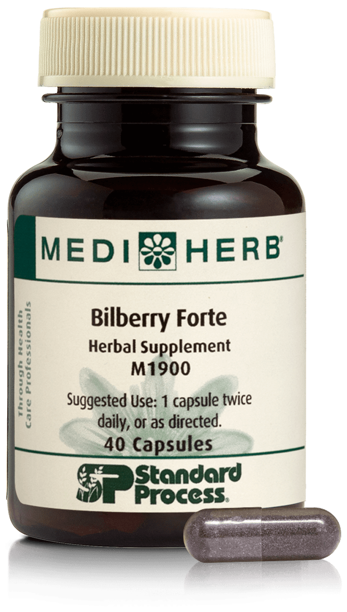 Bilberry Forte | 40 Capsules | Standard Process — Blue Sky Vitamin