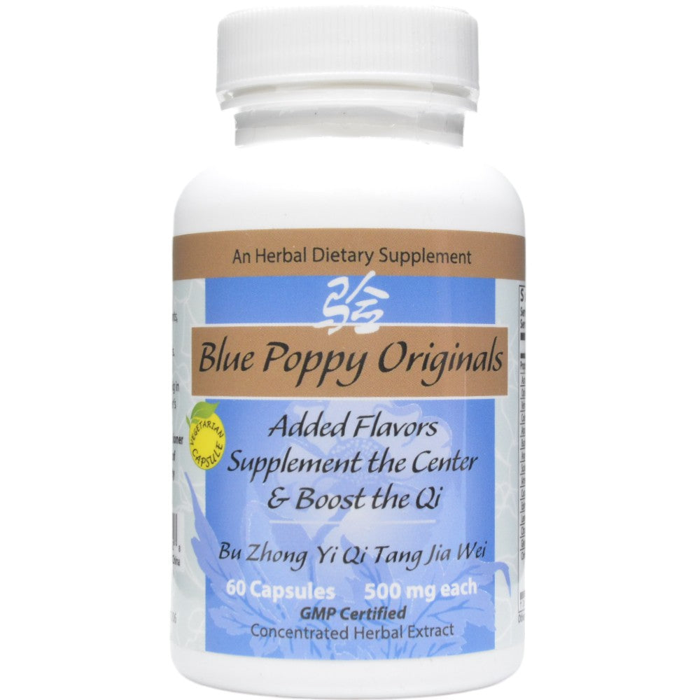 Added Flavors Supplement the Center & Boost the Qi | 60 capsules | Blue ...