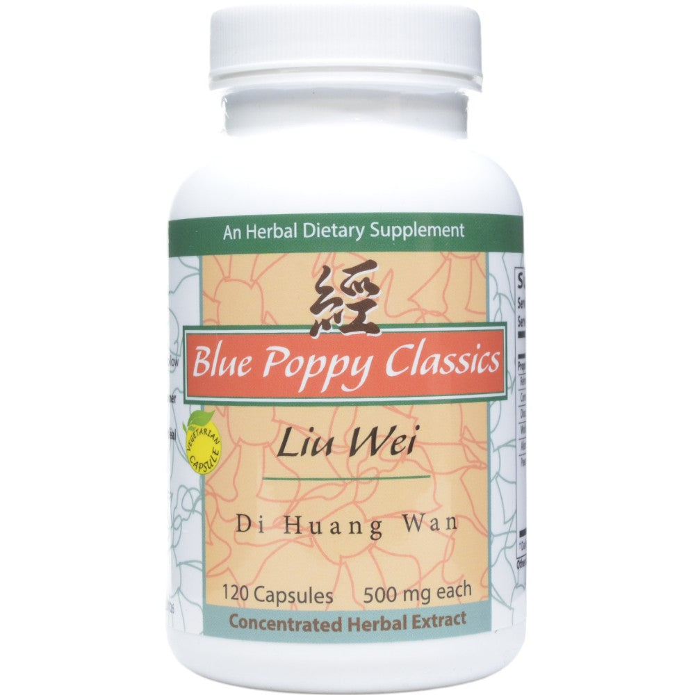 Liu Wei Di Huang Wan | 120 capsules | Blue Poppy — Blue Sky Vitamin