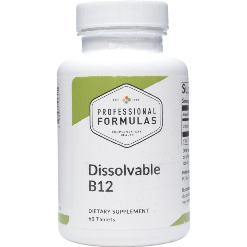 Dissolvable B12 60 tabs by Professional Formulas — Blue Sky Vitamin