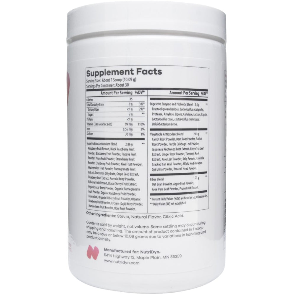 Fruits & Greens Strawberry Kiwi by NutriDyn — Blue Sky Vitamin
