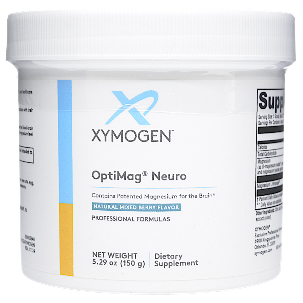 OptiMag Neuro Mixed Berry 30 Servings - Xymogen | Blue Sky Vitamin
