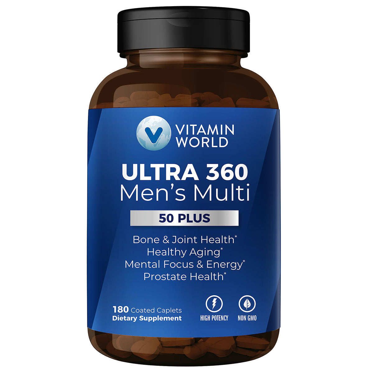 ULTRA 360 Men's Multi 50+ | 180 caplets | Vitamin World — Blue Sky Vitamin