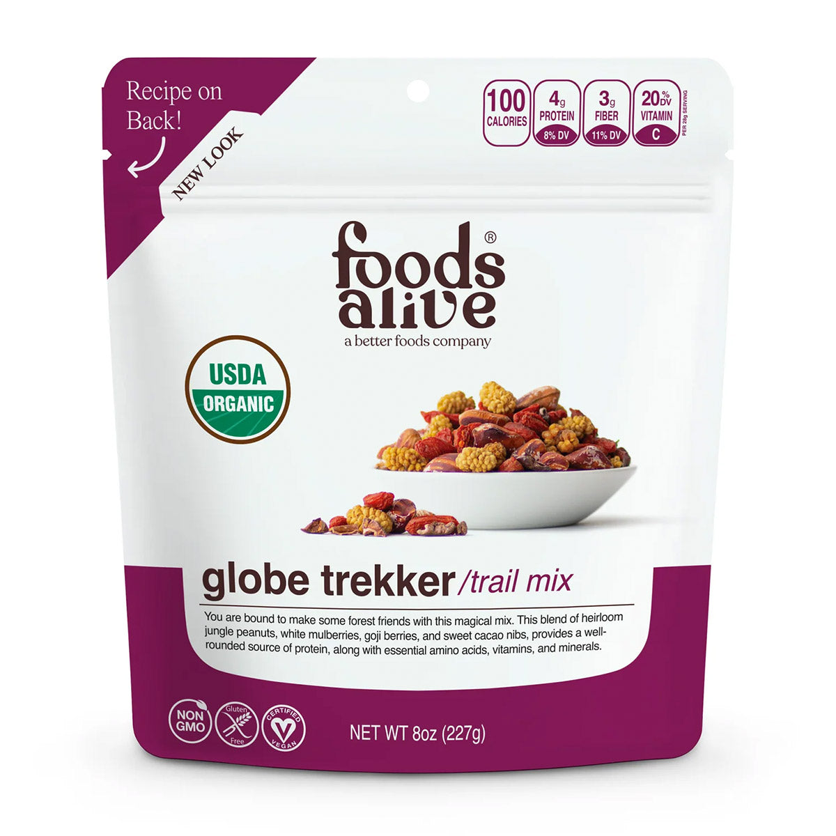 Globe Trekker Trail Mix | 8 oz | Foods Alive