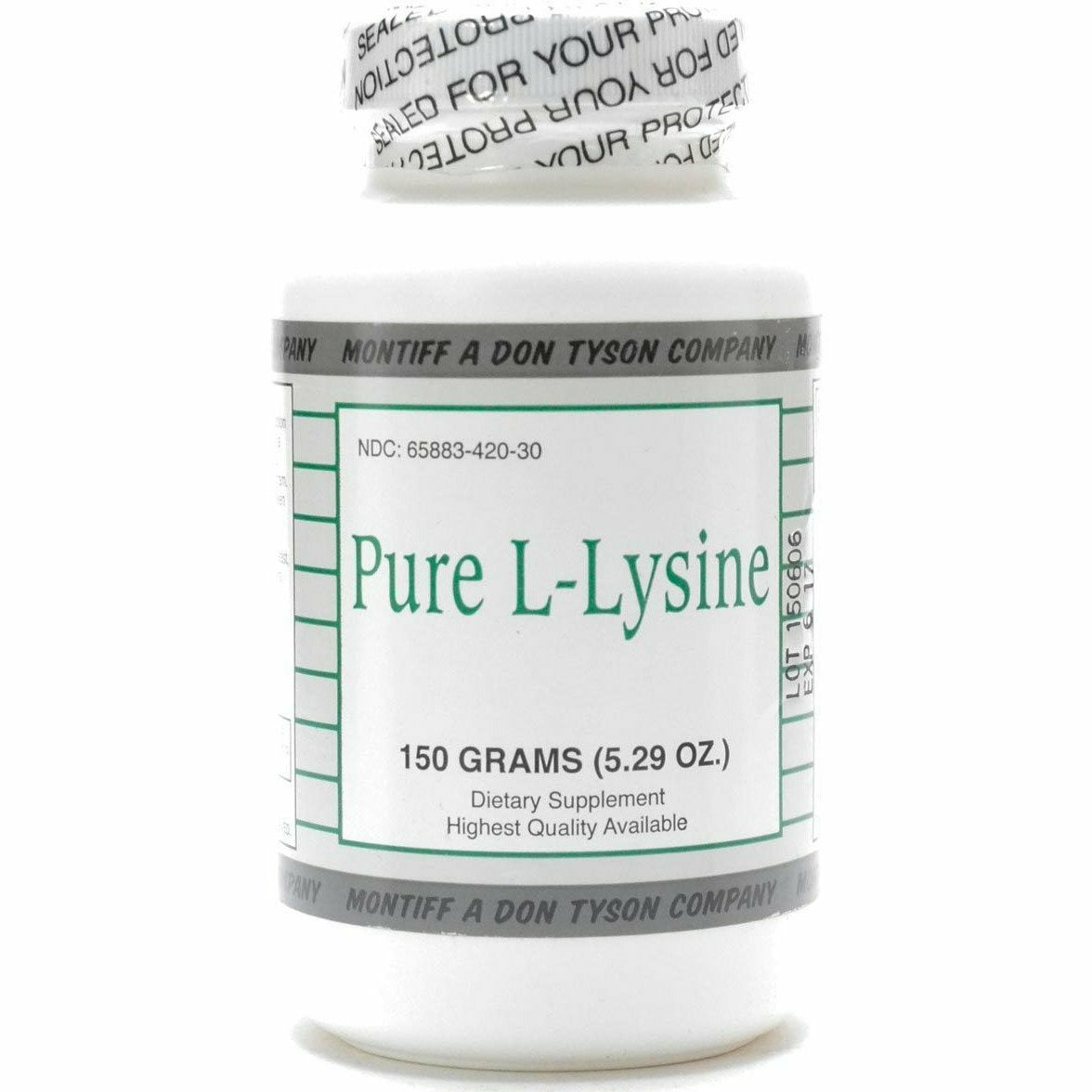 Pure L-Lysine (powder) | 150 gms | Montiff — Blue Sky Vitamin