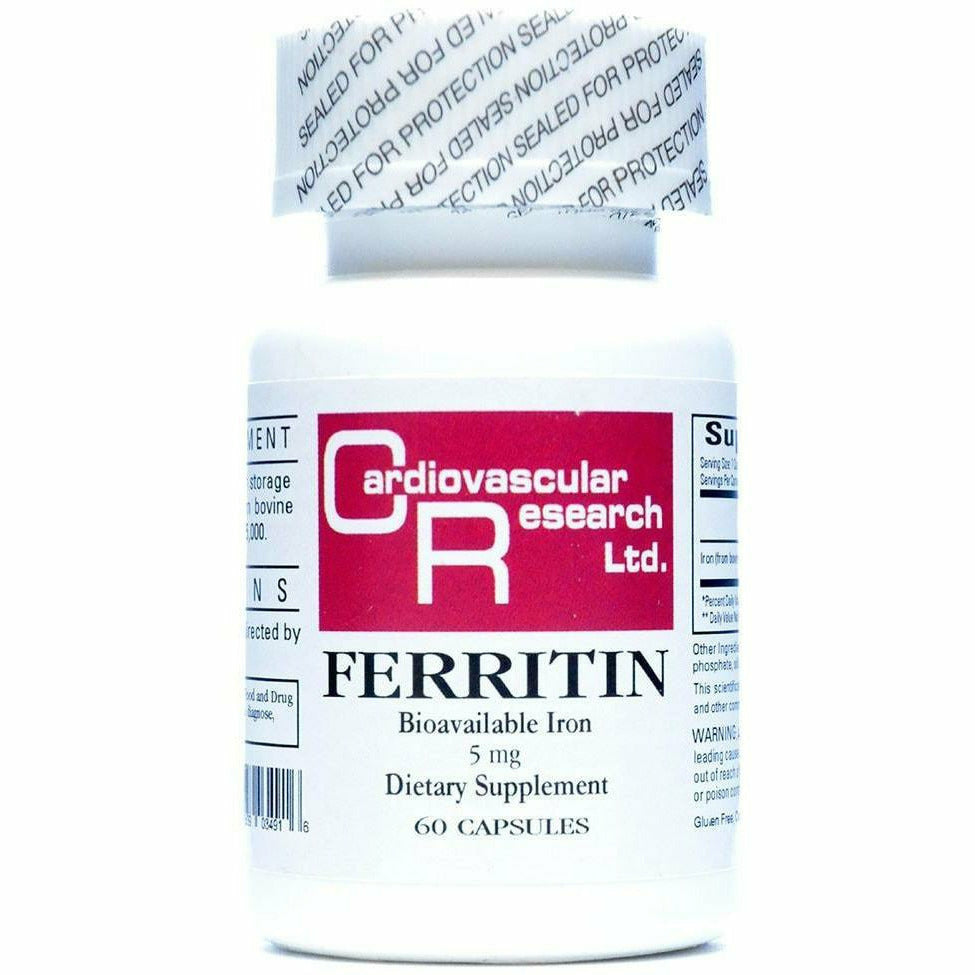 Ferritin Fe 5 mg | 60 caps | Ecological Formulas — Blue Sky Vitamin