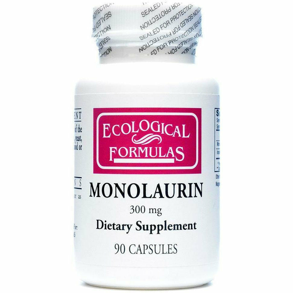 Monolaurin Lauric Acid 300 mg | 90 caps | Ecological Formulas — Blue ...