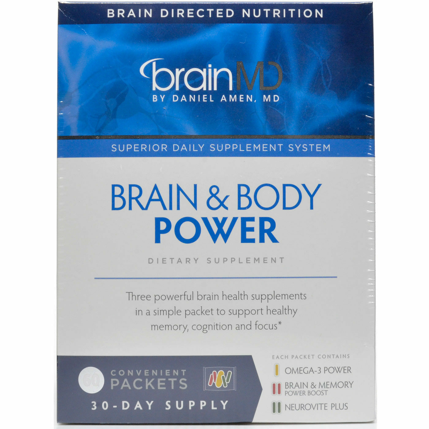 Brain & Body: Power | 60 packets | BrainMD — Blue Sky Vitamin