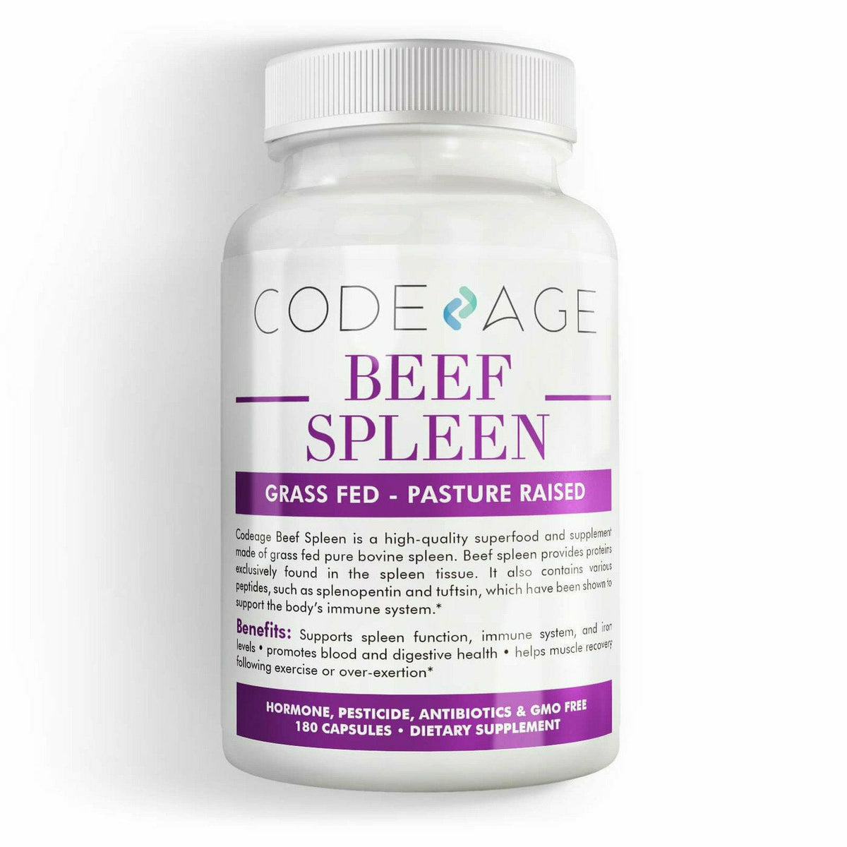 Beef Spleen | 180 caps | CodeAge — Blue Sky Vitamin