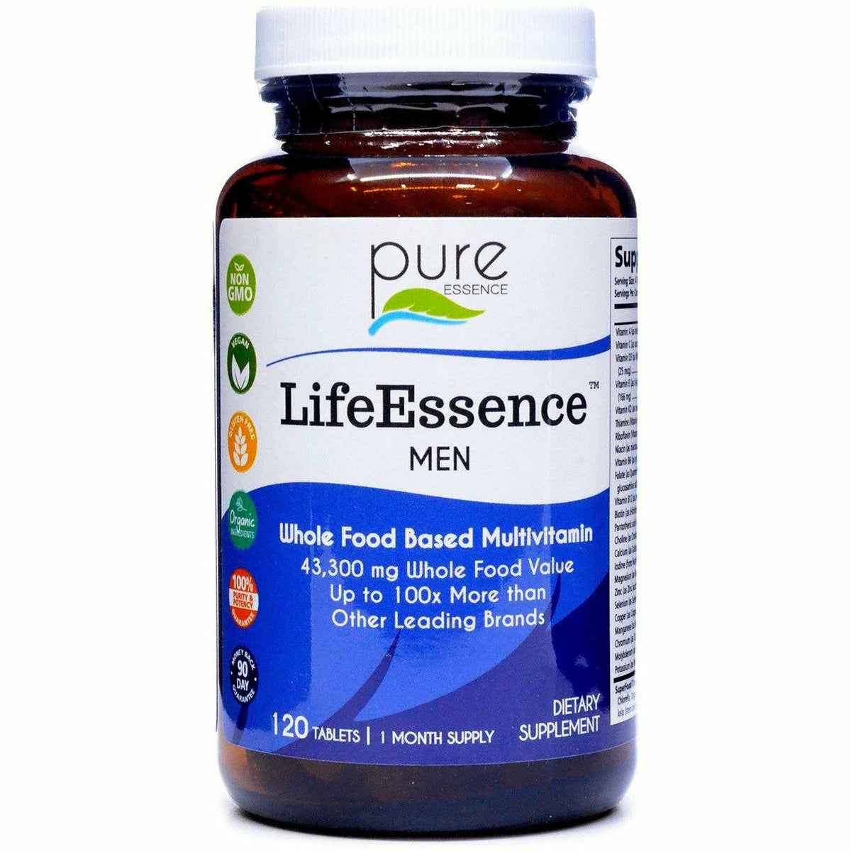 LifeEssence Men Multivitamin 120 tabs by Pure Essence | Blue Sky Vitamin