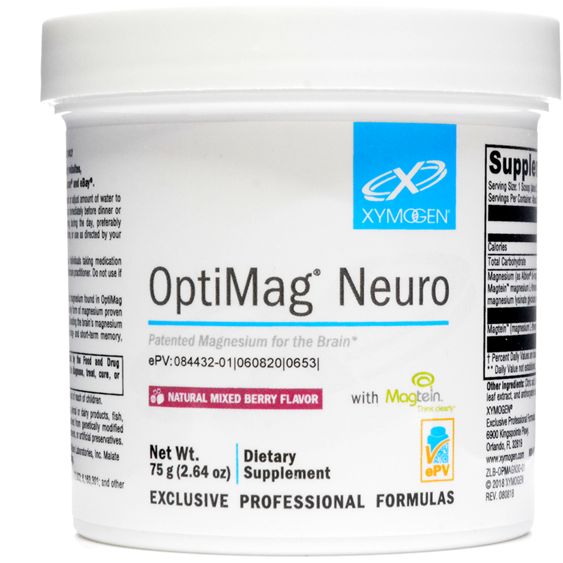 OptiMag Neuro | Xymogen — Blue Sky Vitamin