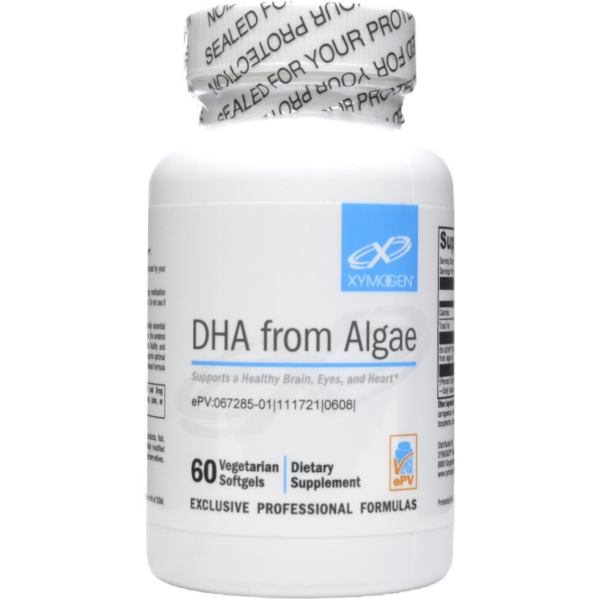 Dha From Algae 60 Softgels Xymogen — Blue Sky Vitamin