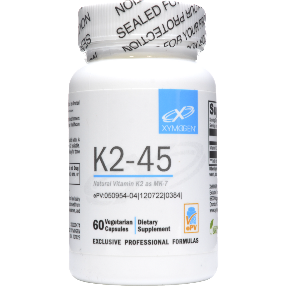 K2-45 | 60 Capsules | Xymogen — Blue Sky Vitamin