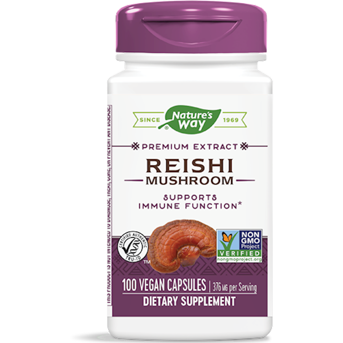 Reishi Mushroom | 100 caps | Nature's Way