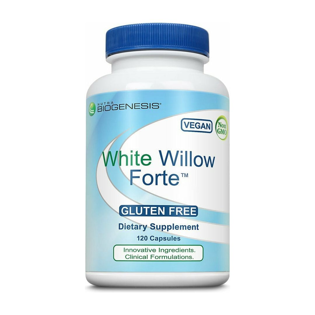 White Willow Forte | Herbs, Enzymes, Bioflavonoids | BioGenesis — Blue ...