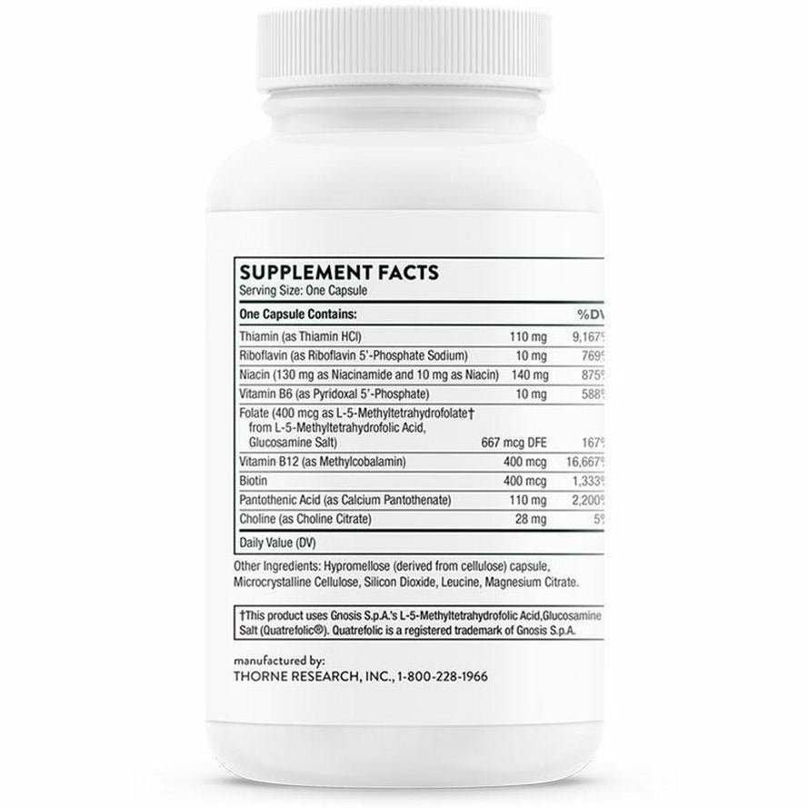 Basic B Complex 60 Vegetarian Capsules by Thorne Research